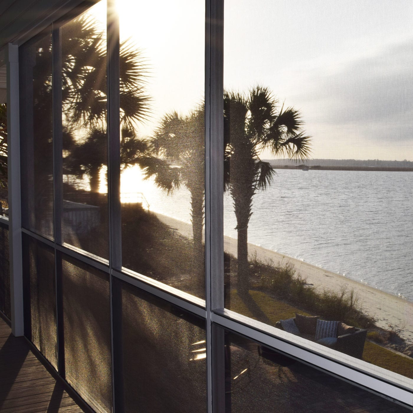 Screen Wall Post - 10 ft - Screen Porch Living