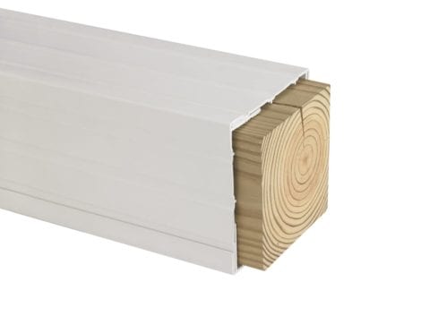 Vinyl Post Sleeve - 2x4-in x 120-in - Screen Porch Living