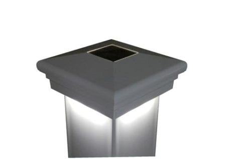 Apollo Solar Light Post Cap - Screen Porch Living