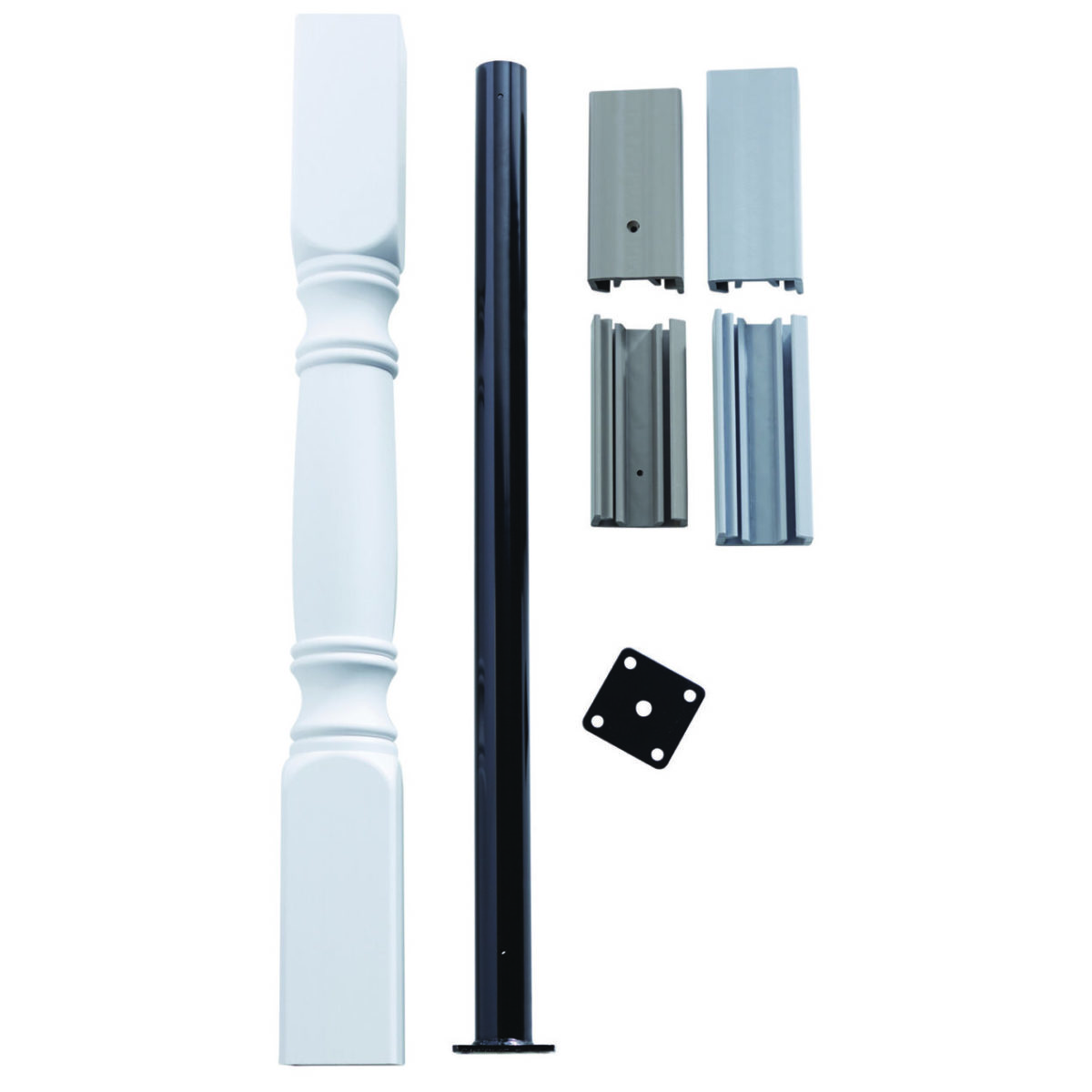 Newel Post - Screen Porch Living