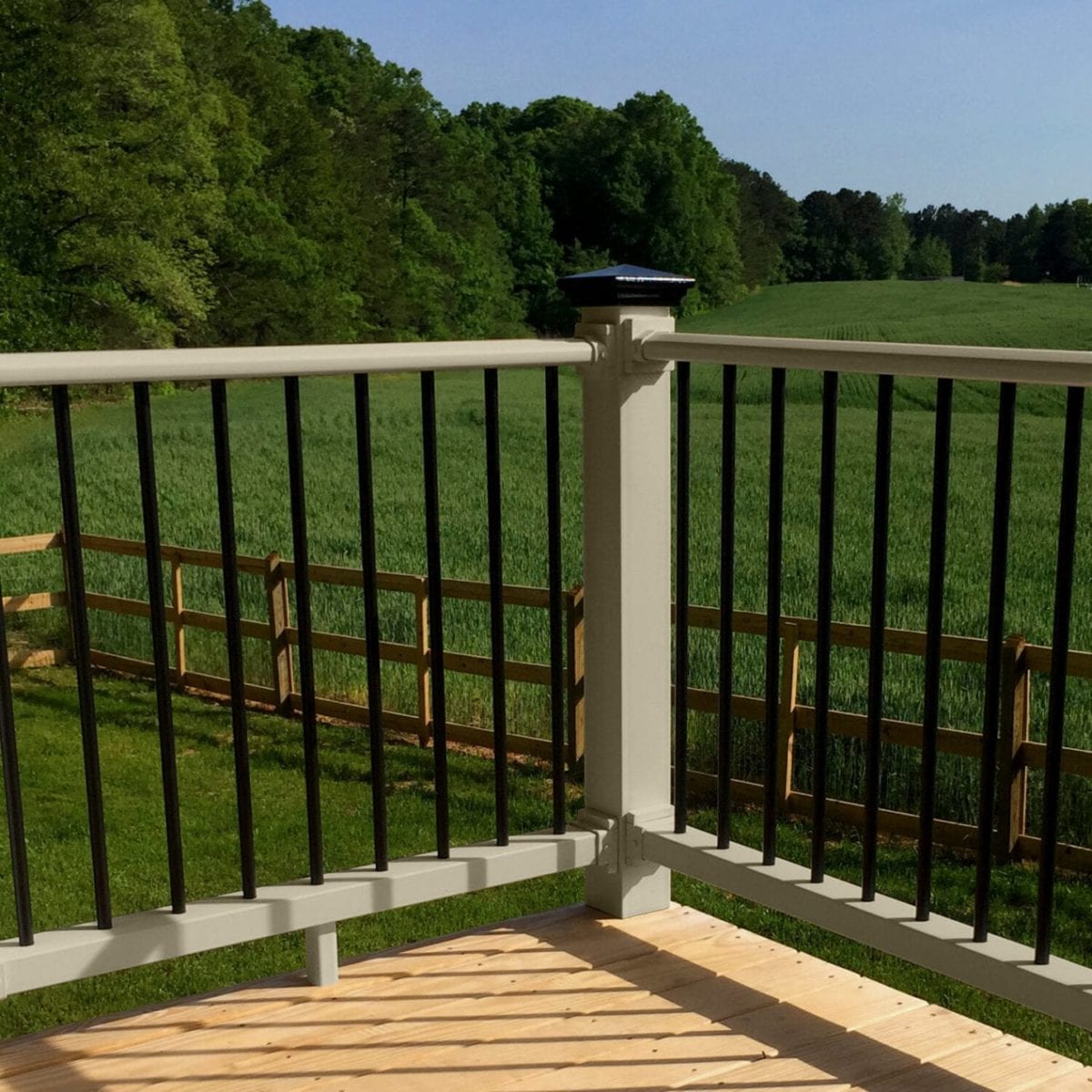 Verona Vinyl Stair Railing Kit - Screen Porch Living