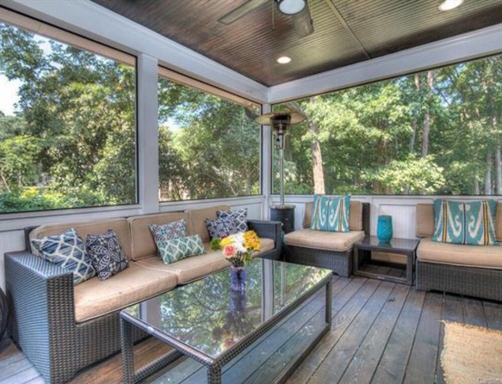 Wrap Around Screened In Porch - Screen Porch Living